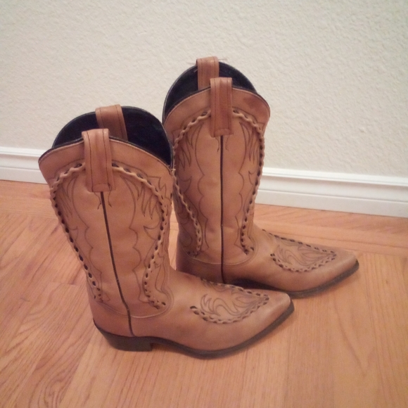 Dan Post | Shoes | Dan Post Vintage Mens Vintage Deertan Bucklace ...